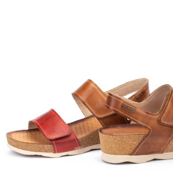 PIKOLINOS | Shoes | Pikolinos Mahon 0 Calfskin Leather Open Toe Coral ...